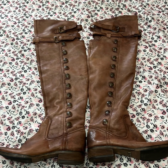 Sam Edelman | Shoes | Sam Edelman Pierce Tall Riding Brown Leather ...